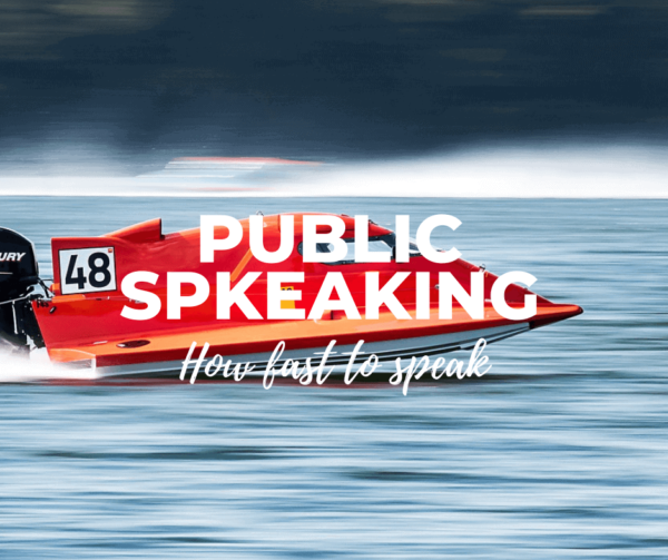 Public Speaking Words Per Minute - 7 important thoughts